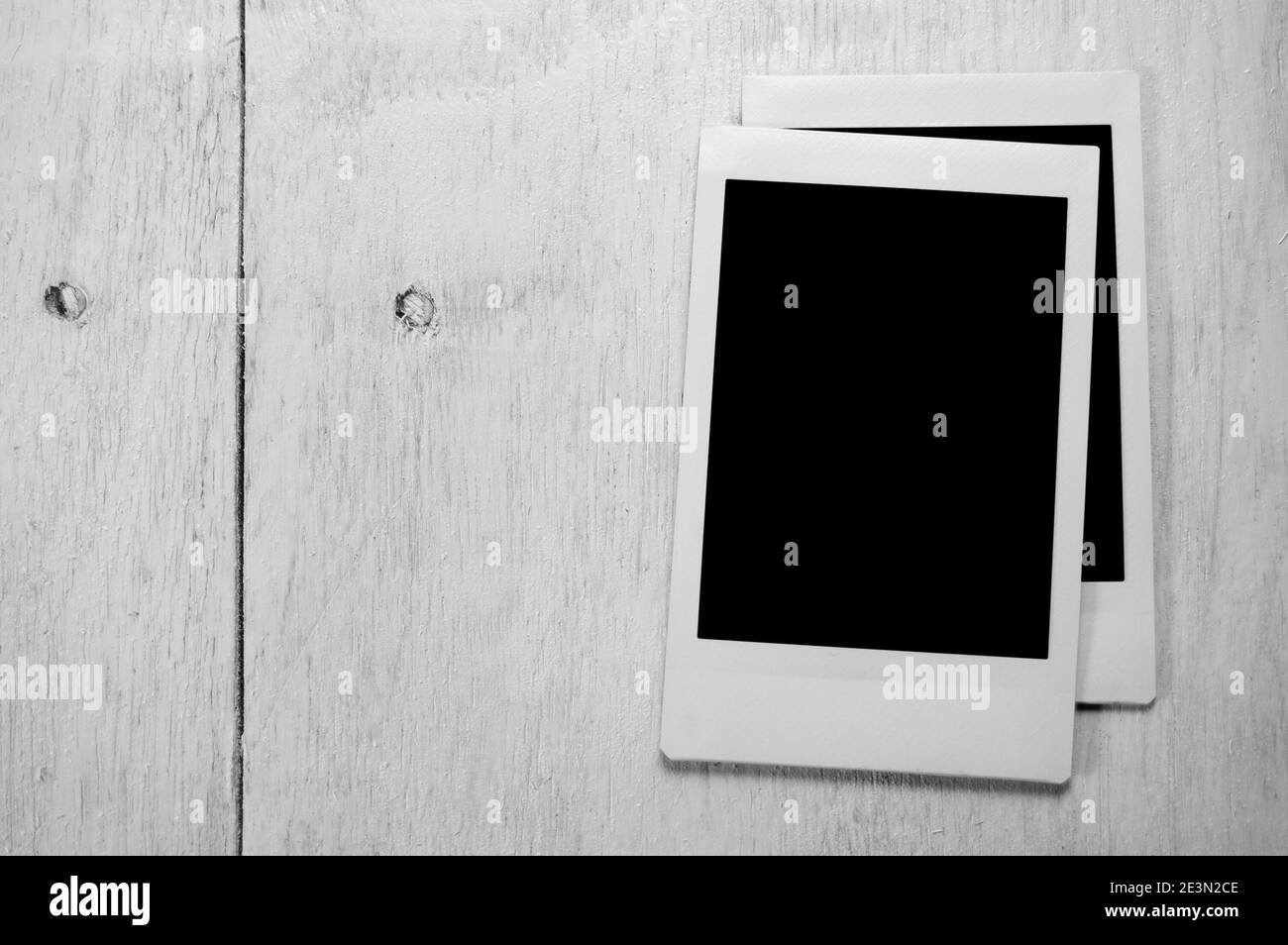 Blank photo frames on Black and White Stock Photos & Images - Alamy