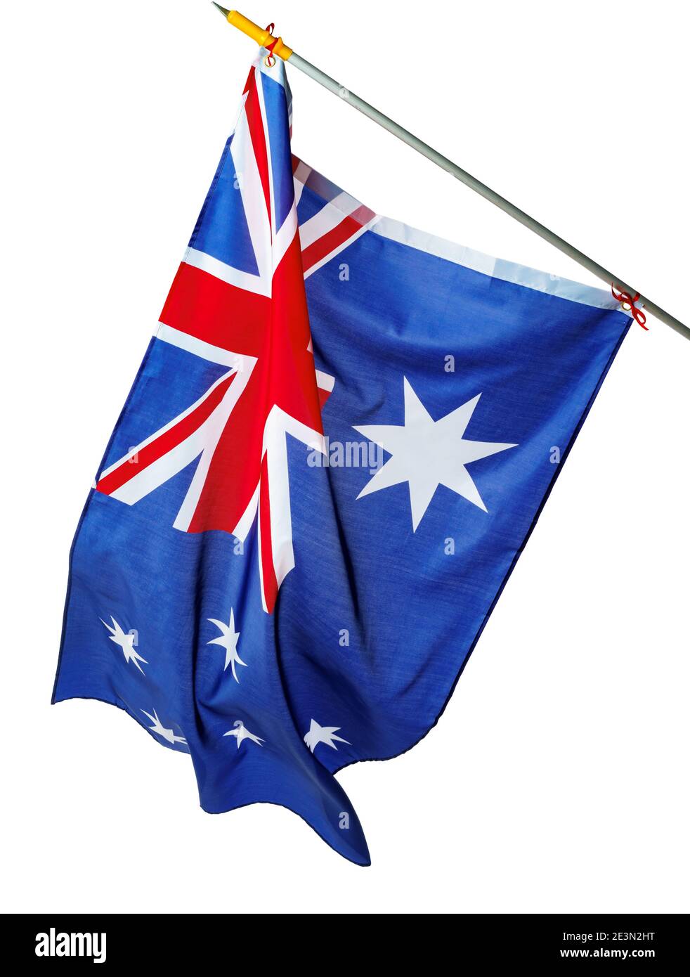 National flag of Australia isolated on white background Stock Photo - Alamy