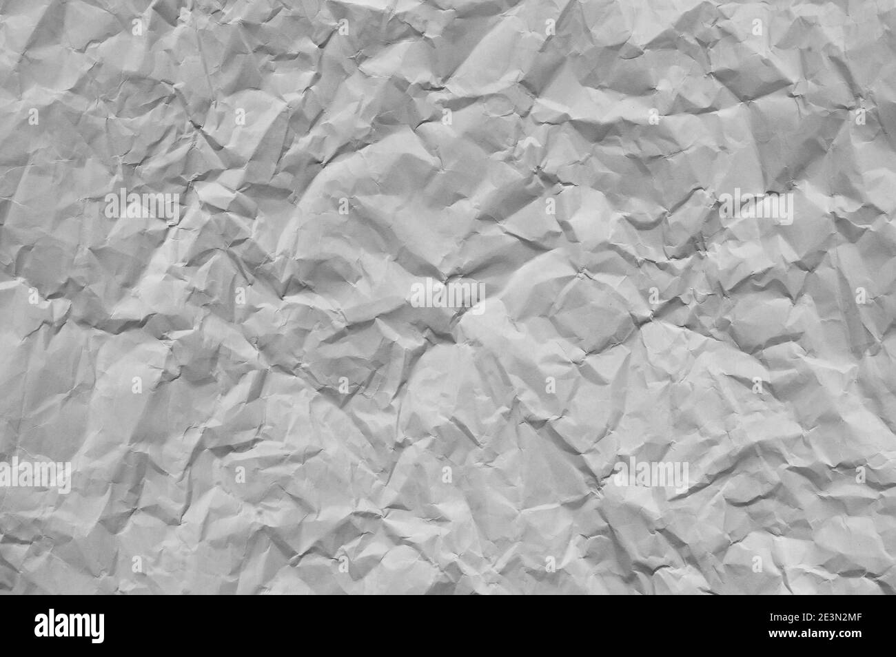 White wrinkled paper texture Stock Photo - Alamy