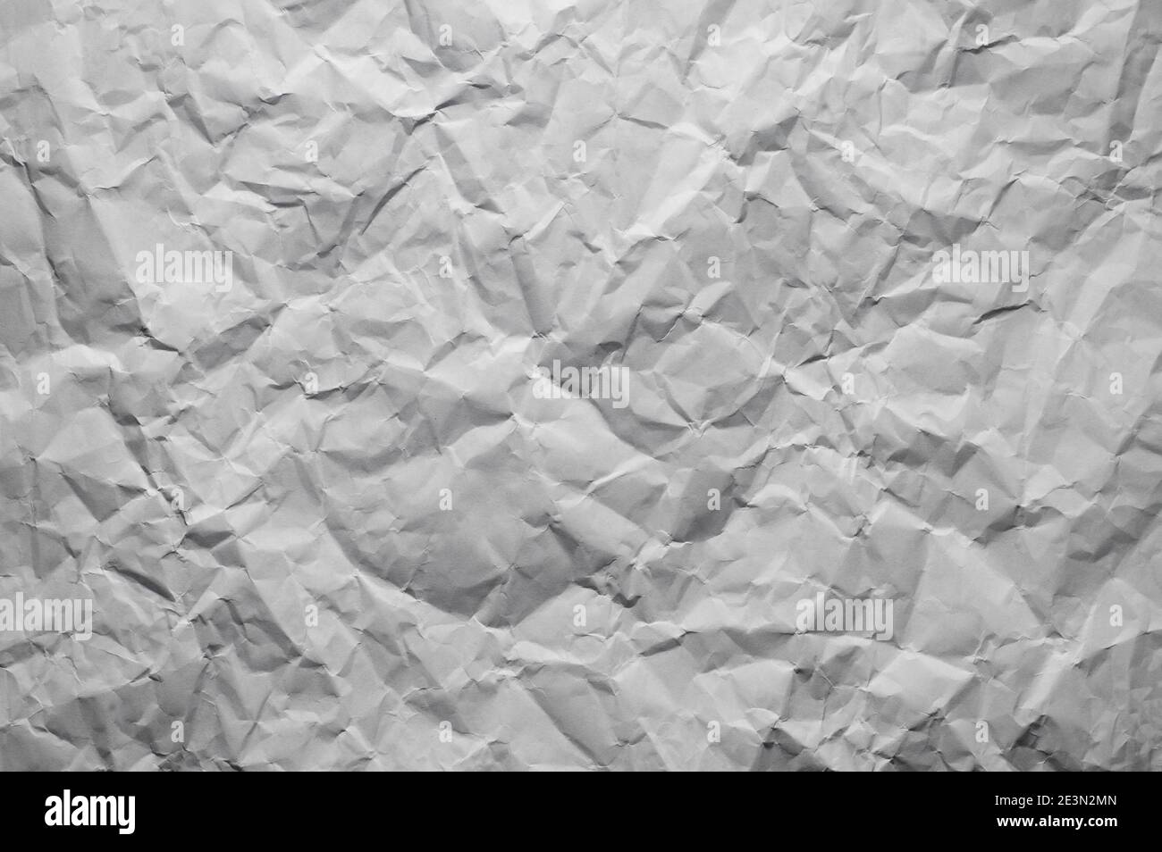 White wrinkled paper texture Stock Photo - Alamy