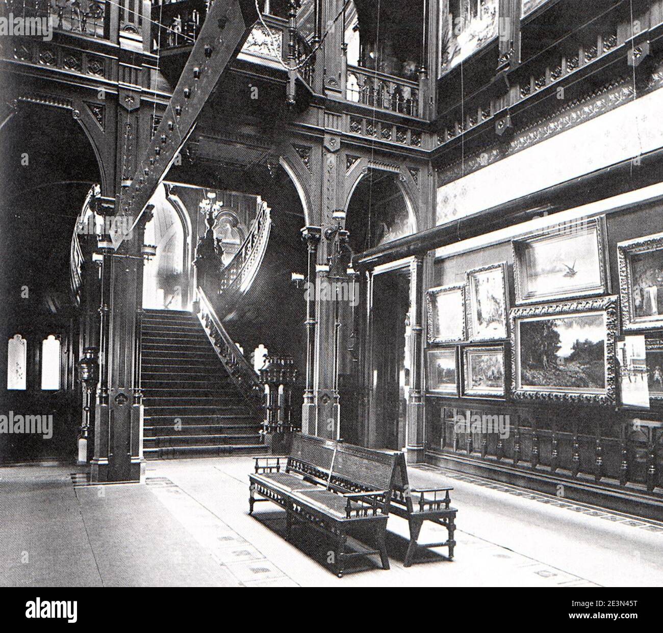Mark Hopkins mansion interior Stock Photo - Alamy