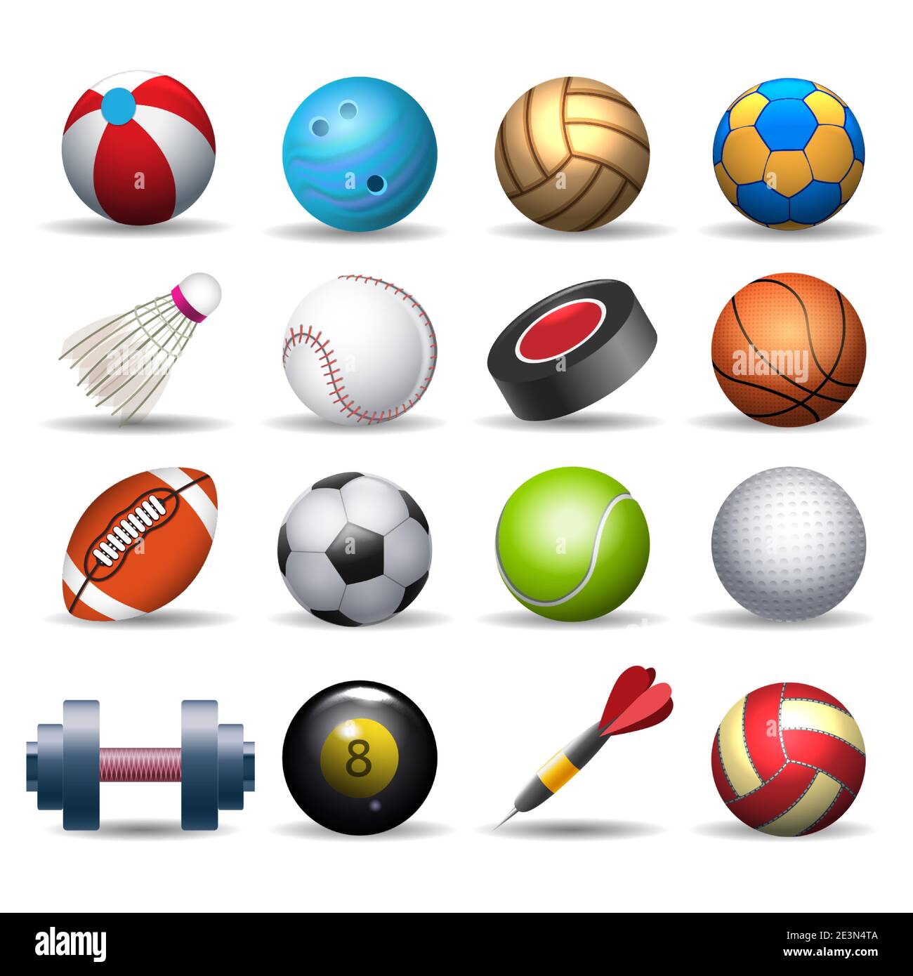 Sports item Stock Vector Images - Alamy