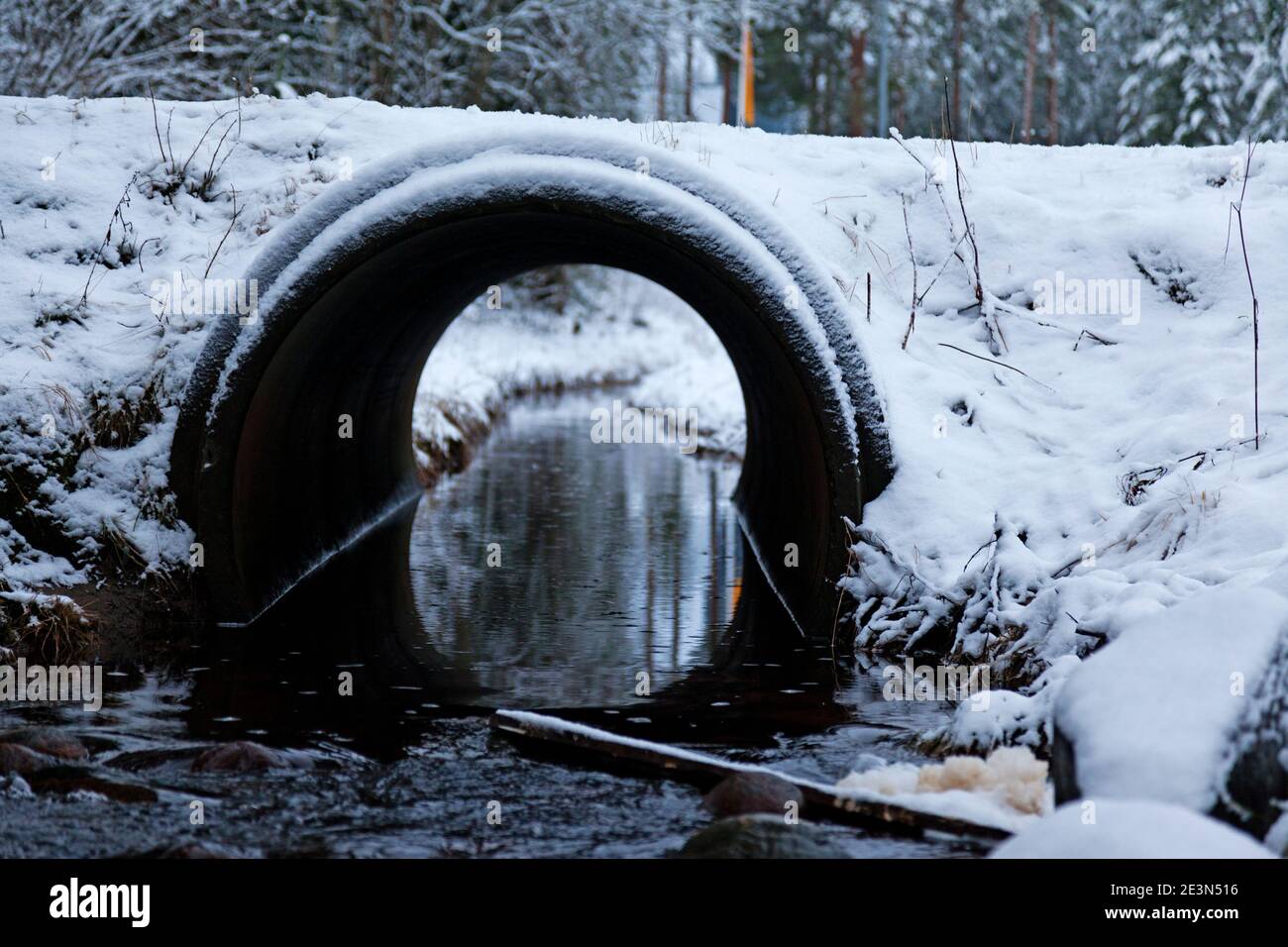 Concrete culvert under road hi-res stock photography and images - Alamy