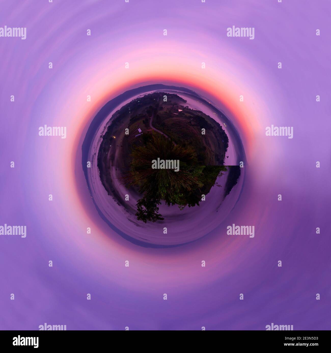 360 panorama sunrise at high mountain in morning Stock Photo - Alamy