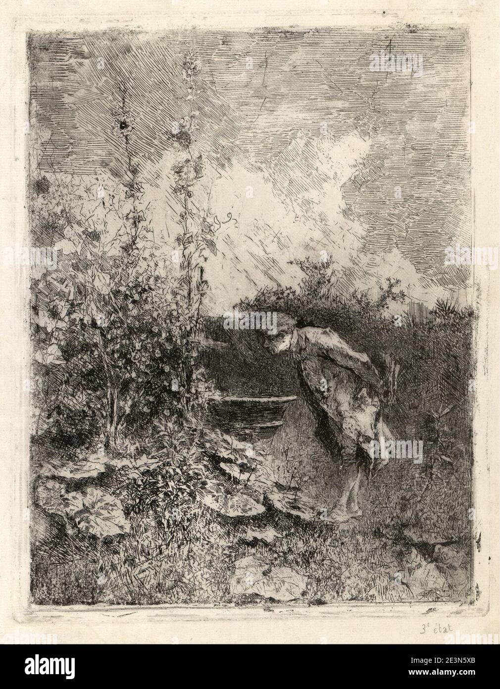 Marià Fortuny - The Botanist Stock Photo - Alamy