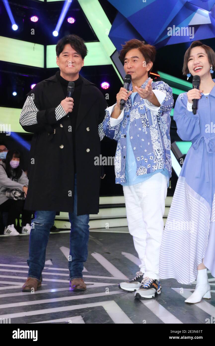 Taipei. 19th Jan, 2021. Emil Chau goes to Jacky Wu®s TV show °Hot Door ...