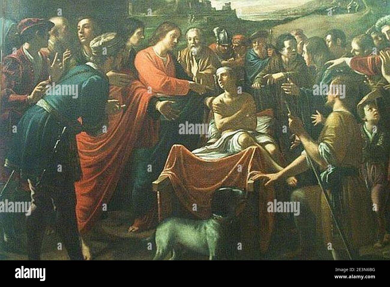 Mario Minniti Miracolo della vedova di Naim Messina Museo regionale ...