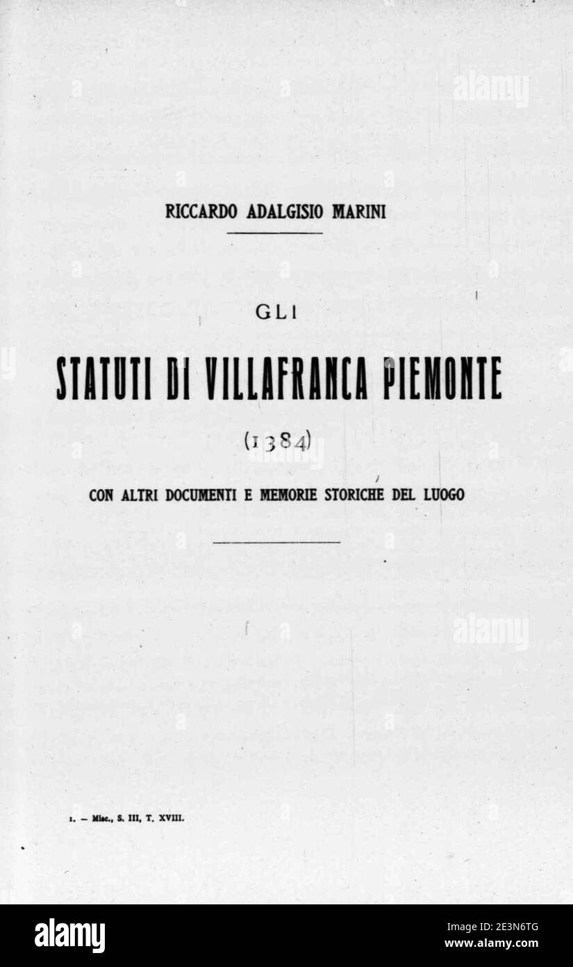 Villafranca piemonte Black and White Stock Photos & Images - Alamy