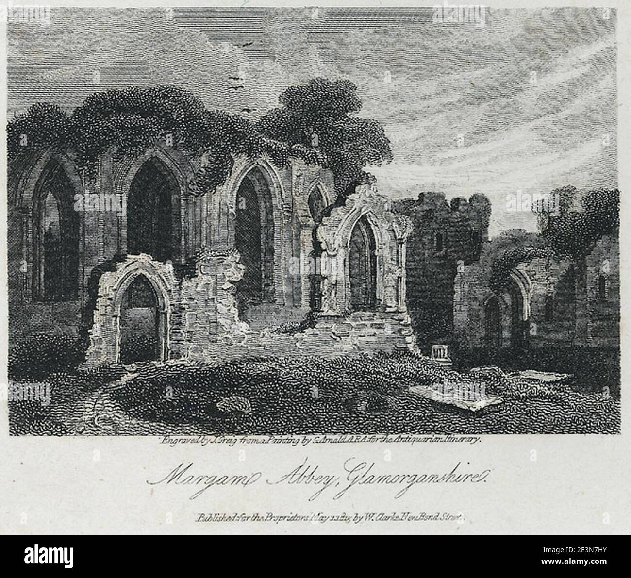Margam Abbey, Glamorganshire Stock Photo - Alamy