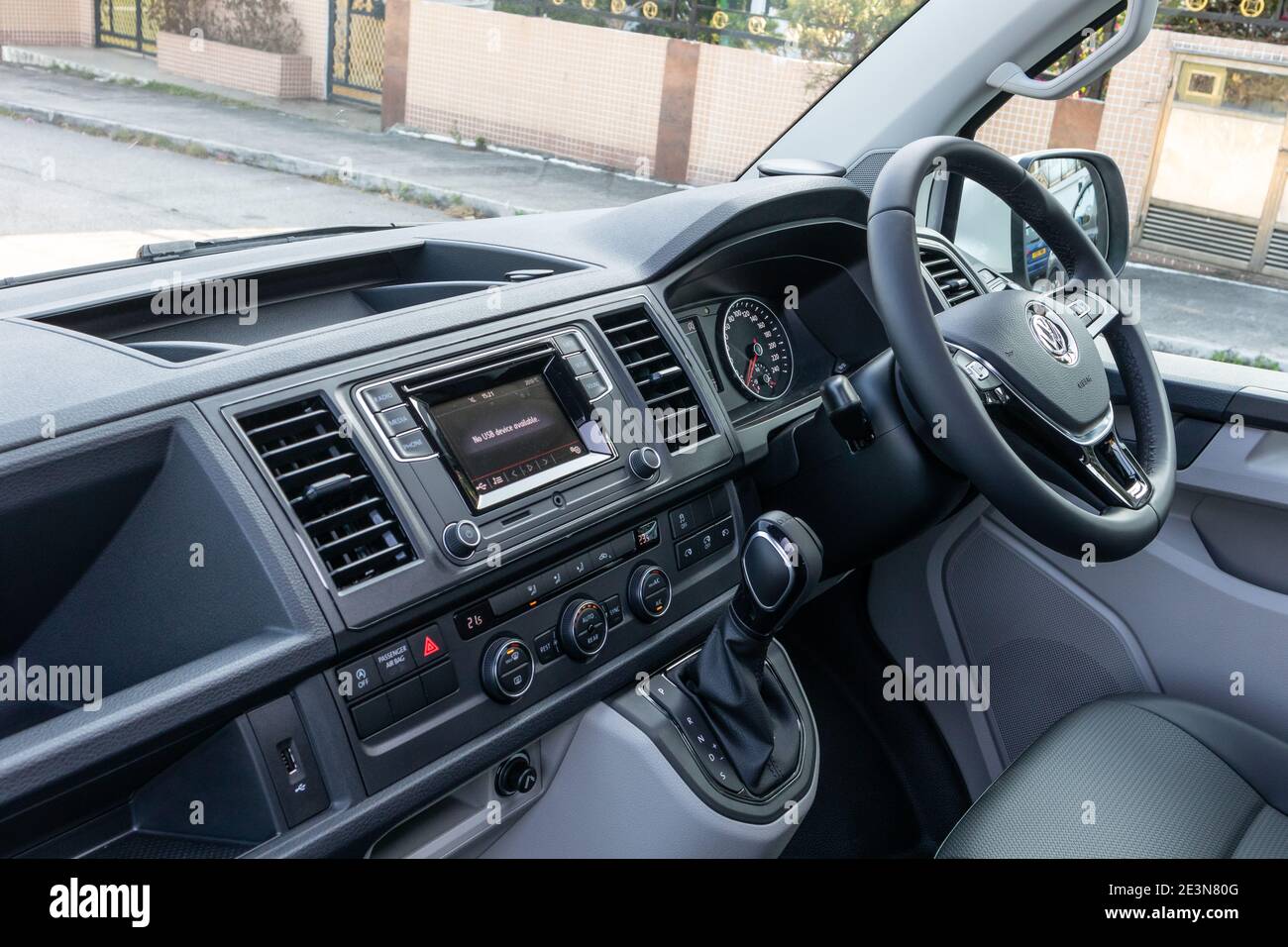 Hong Kong, China Dec 3, 2020 : Volkswagen T6 R 2020 Interior Dec 3 2020 ...