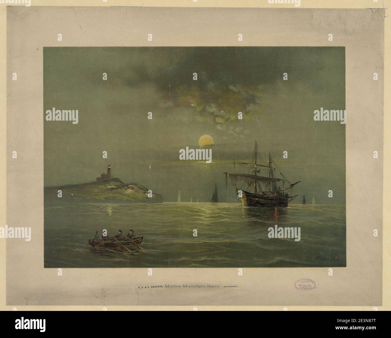 Marine moonlight hi-res stock photography and images - Alamy