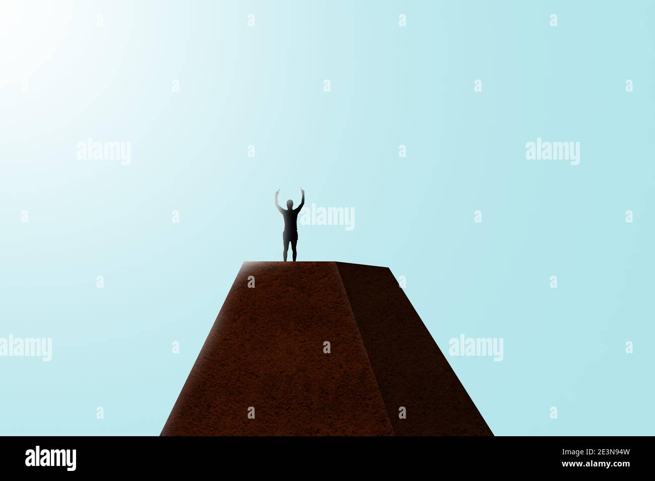 Top level business success man hi-res stock photography and images - Alamy