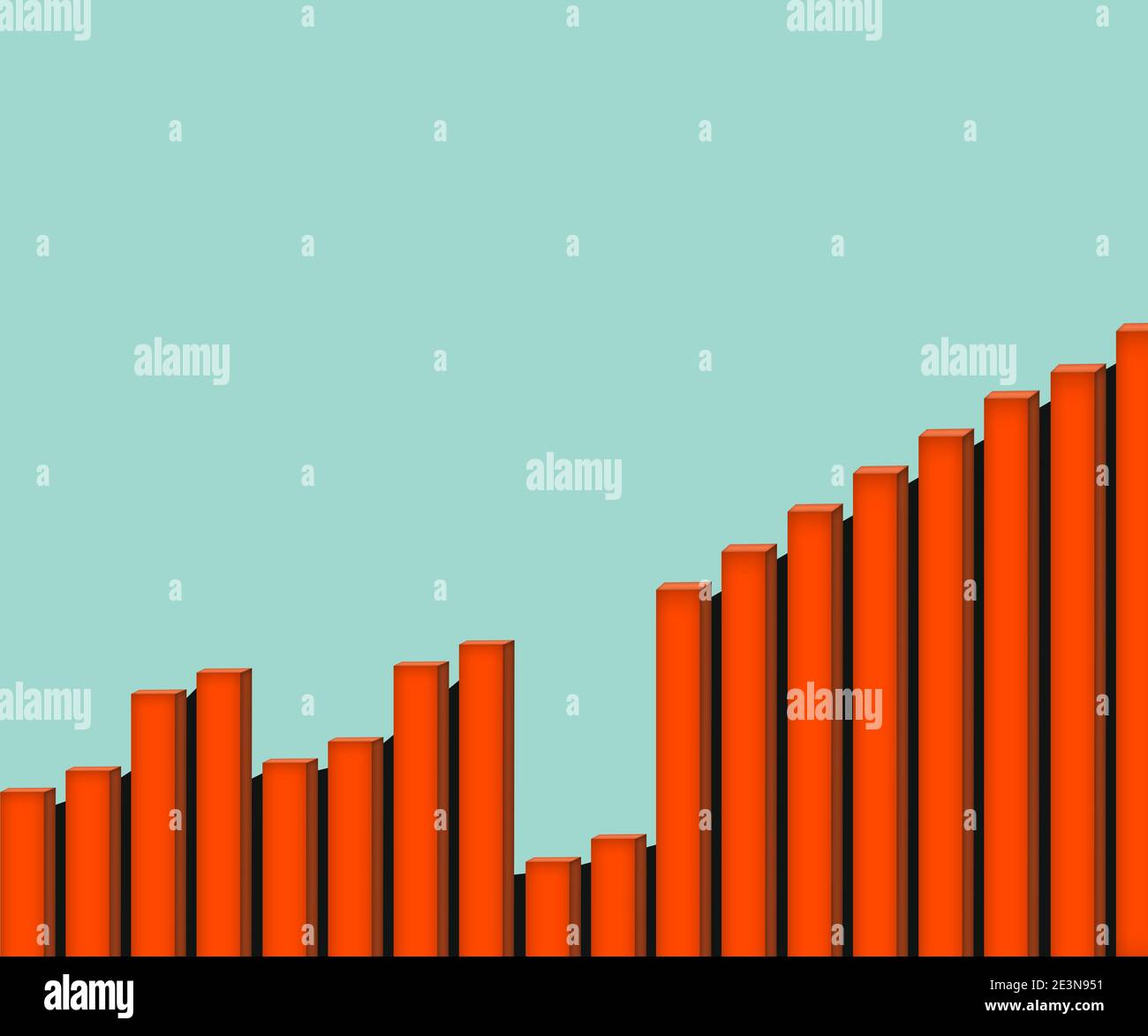 up and down stairs or graph Business analytics Concept Stock Photo - Alamy