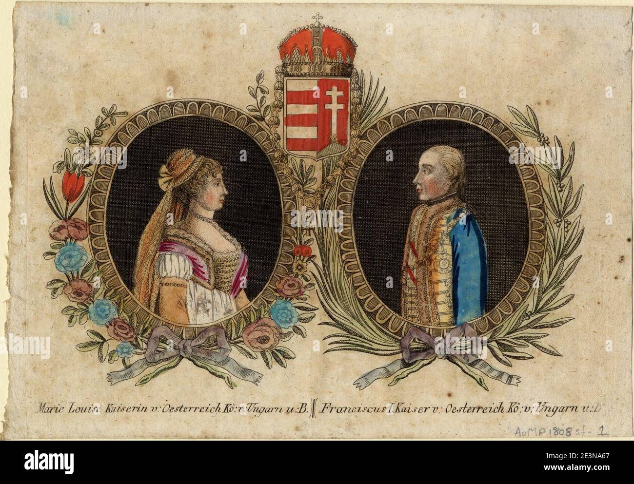 Marie Louise Kaiserin Franciscus I, Kaiser Stock Photo - Alamy