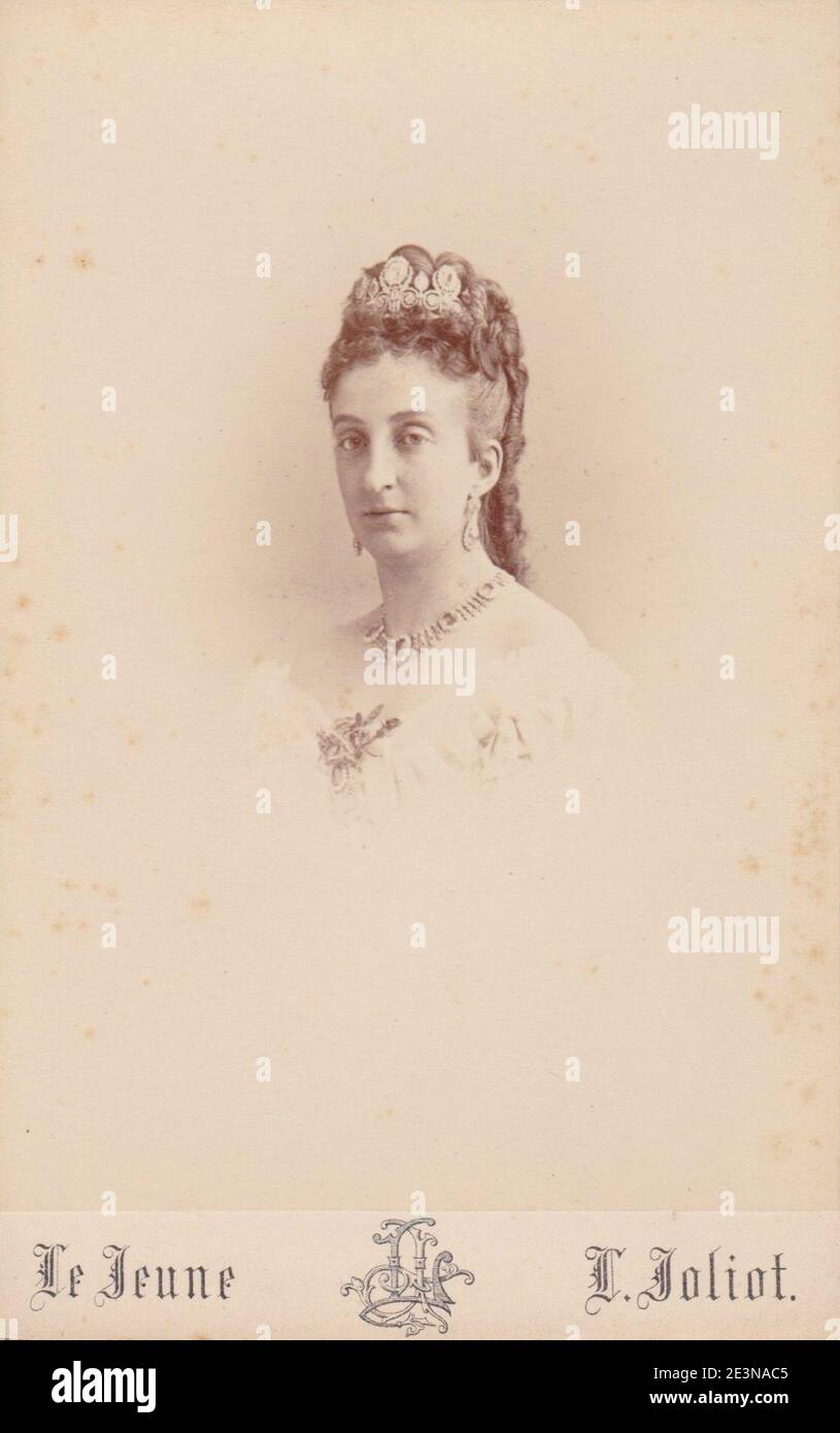 Marie Isabelle of Orléans, Countess of Paris Stock Photo - Alamy