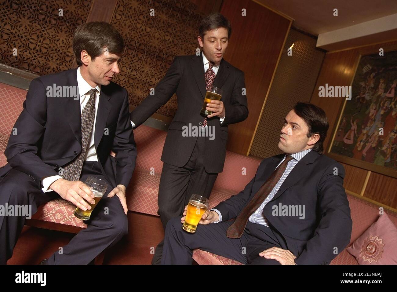 CONSERVATIVE MP'S (L-R) NICK SAINT AUBYN, JOHN BERCOW AND DAVID RUFFLEY ...
