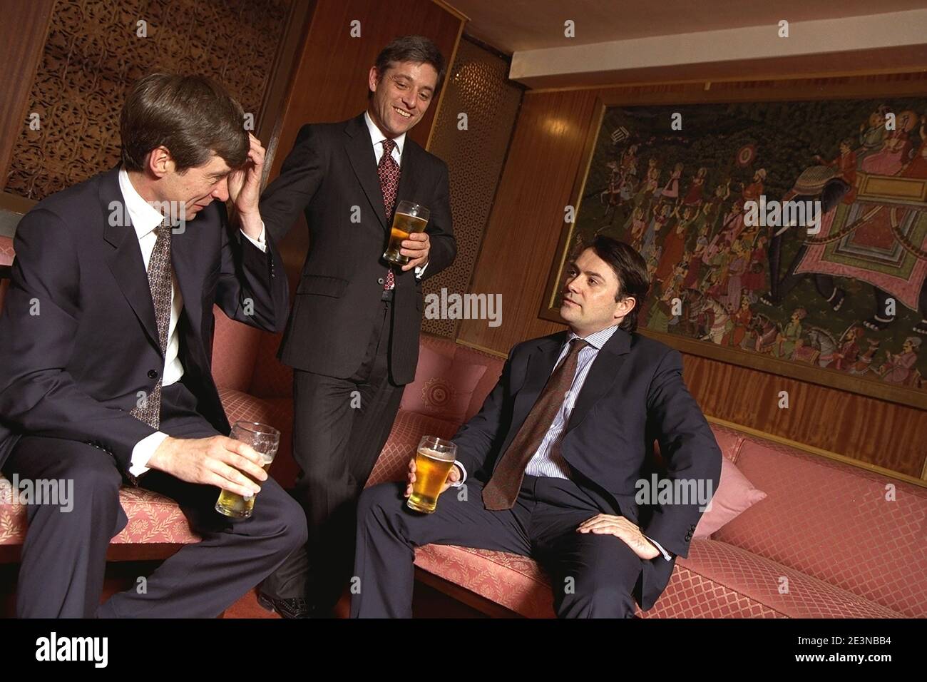 CONSERVATIVE MP'S (L-R) NICK SAINT AUBYN, JOHN BERCOW AND DAVID RUFFLEY ...