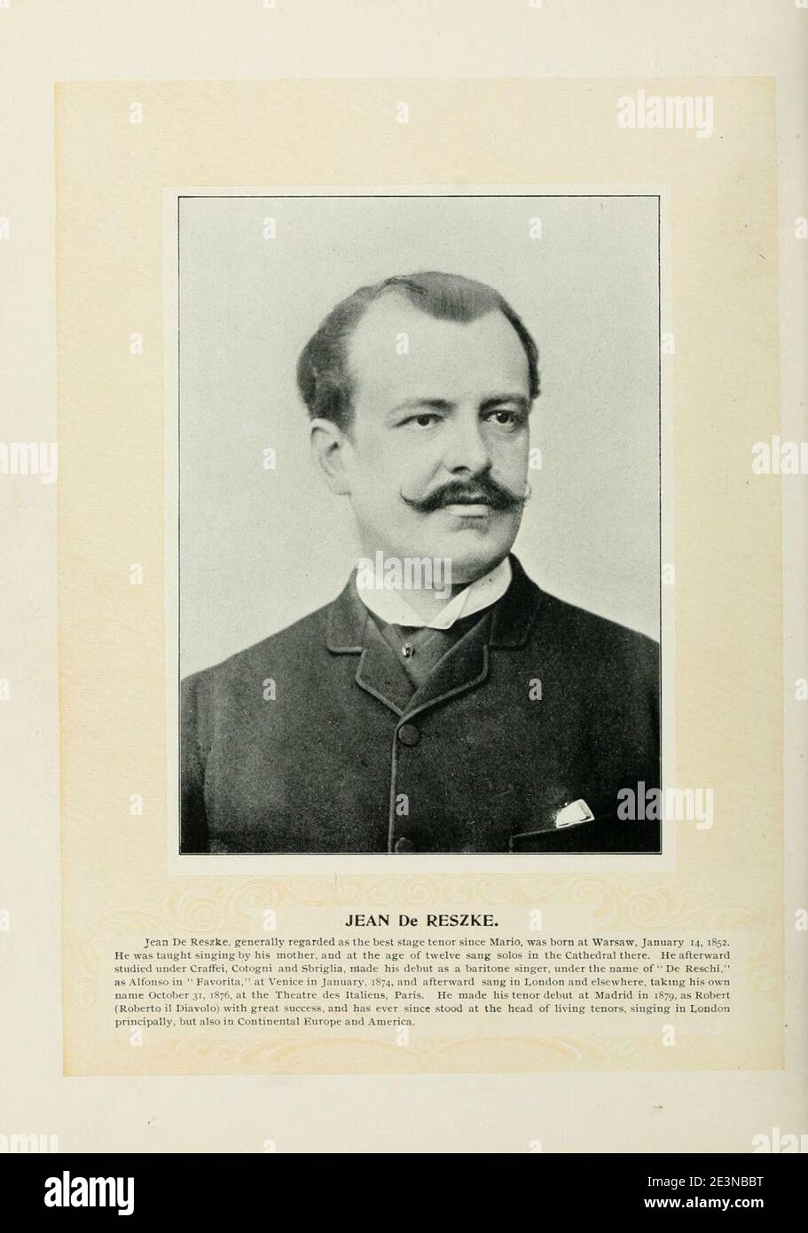 Jean de reszke hi-res stock photography and images - Alamy