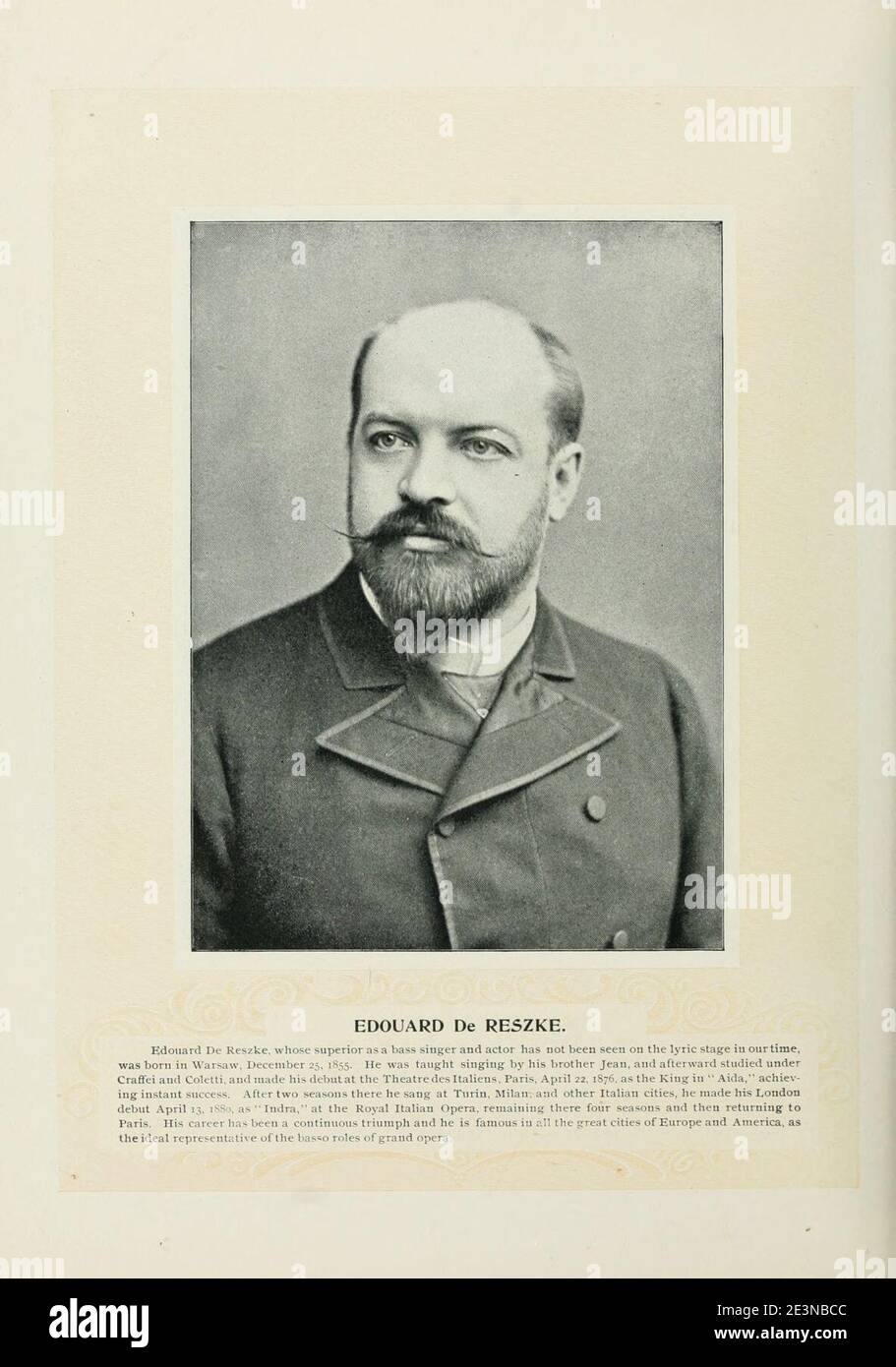 Edouard de reszke hi-res stock photography and images - Alamy