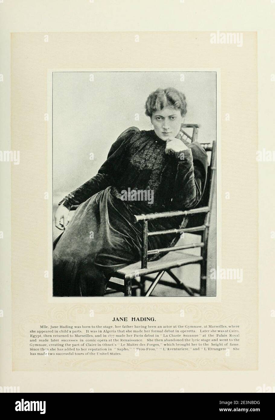 Marie Burroughs Art Portfolio 206 - Jane Hading Stock Photo - Alamy