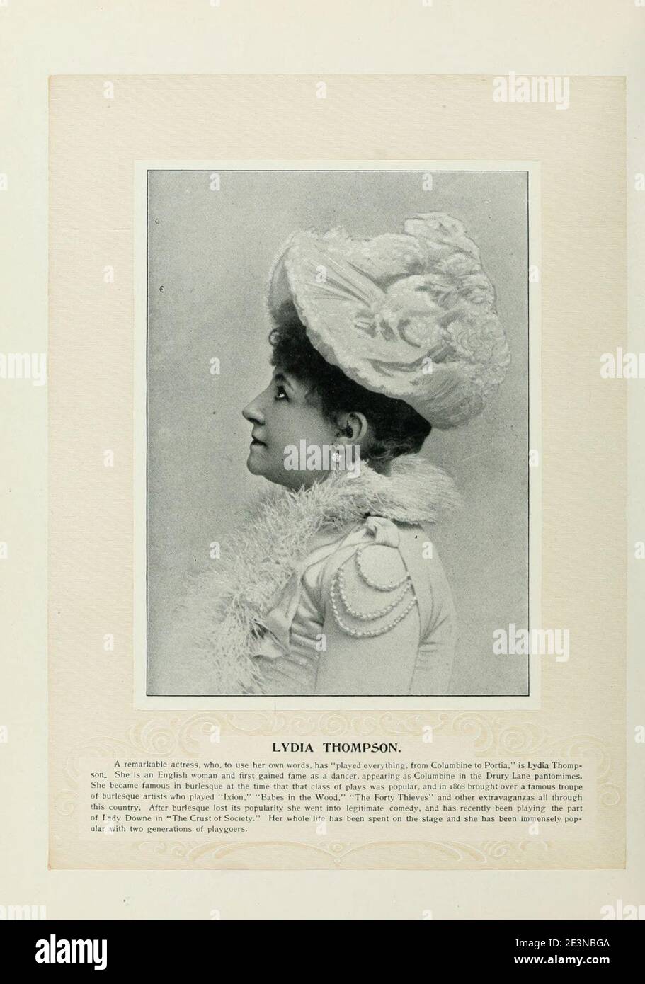 Marie Burroughs Art Portfolio 161 - Lydia Thompson Stock Photo - Alamy