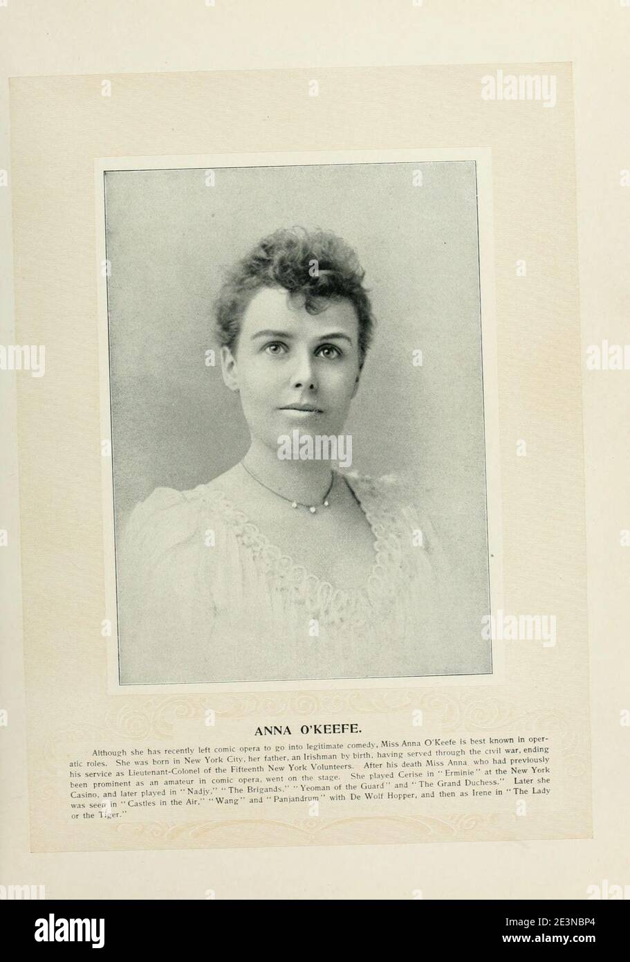 Marie Burroughs Art Portfolio 060 - Anna O'Keefe Stock Photo - Alamy
