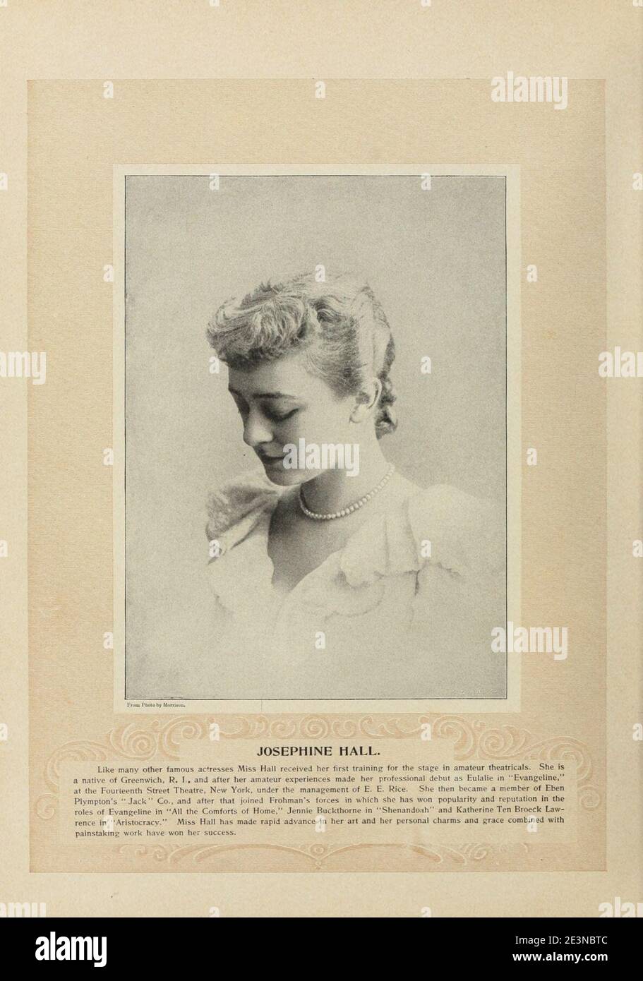 Marie Burroughs Art Portfolio 041 - Josephine Hall Stock Photo - Alamy