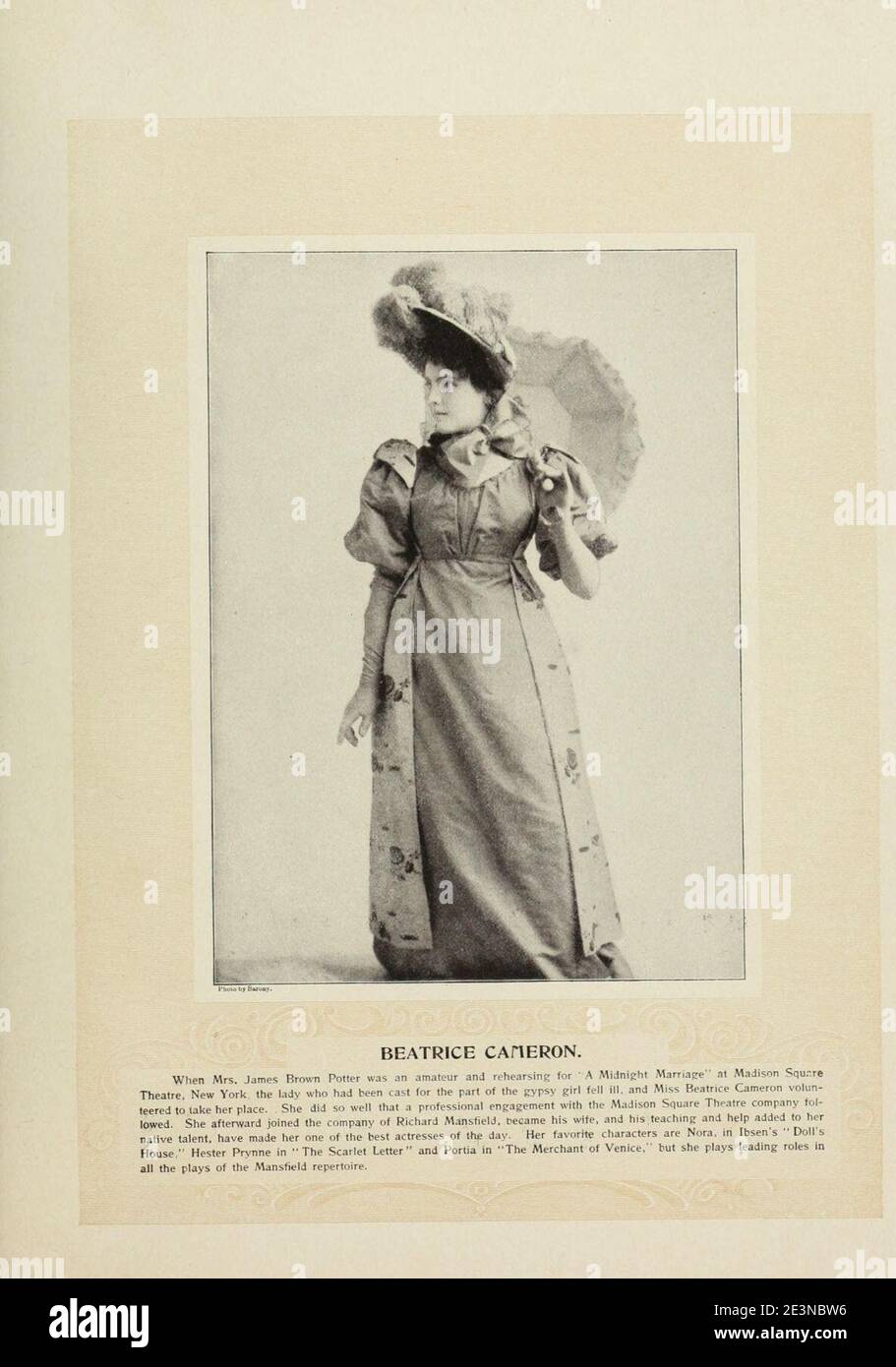 Marie Burroughs Art Portfolio 014 - Beatrice Cameron Stock Photo - Alamy