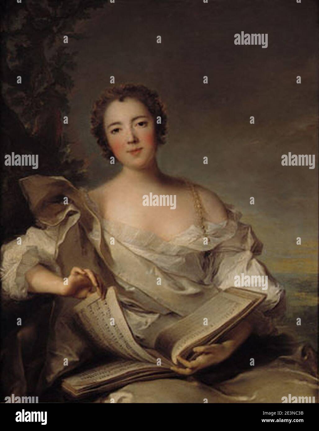 Marie Armande de La Trémoille, Princess of Turenne (Nattier Stock Photo ...