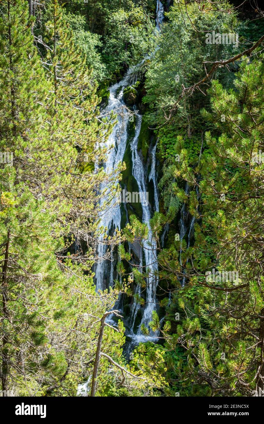 Waterfall in Vanoise national Park, Savoie, French alps Stock Photo - Alamy