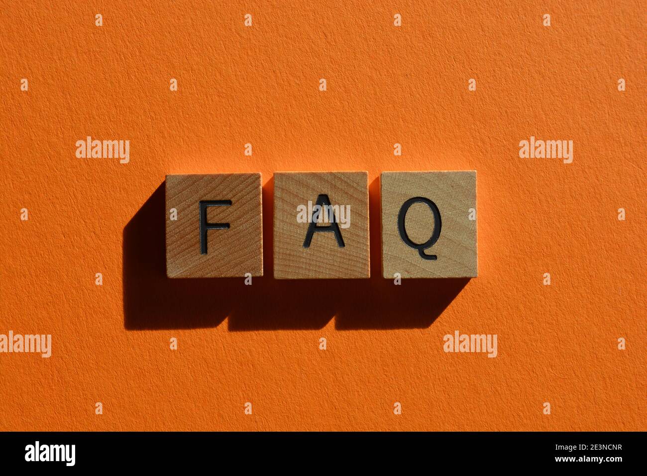 Faq font hi-res stock photography and images - Alamy