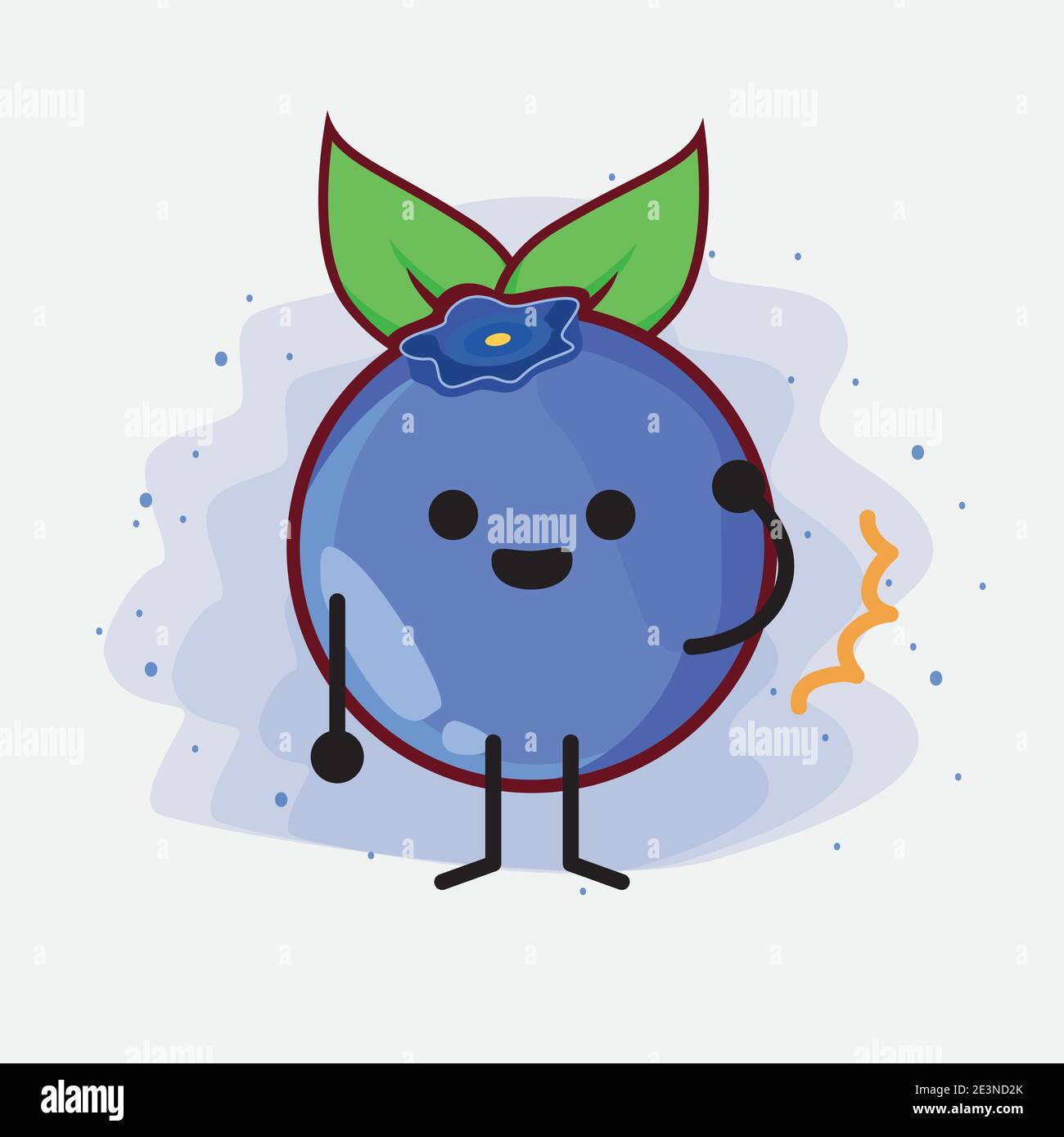Cute Cartoon Blueberries