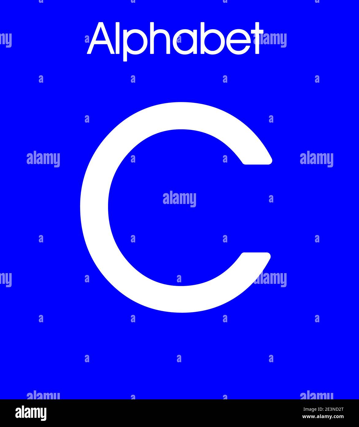 alphabet C with colorful background and simple Stock Photo - Alamy