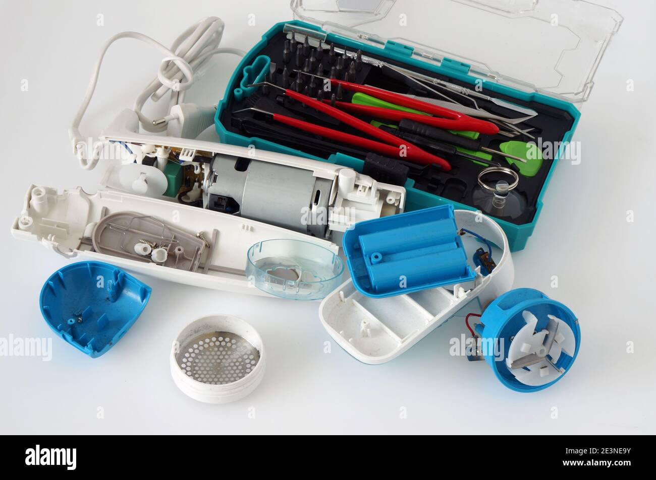 Repair of small household appliances at home Stock Photo - Alamy