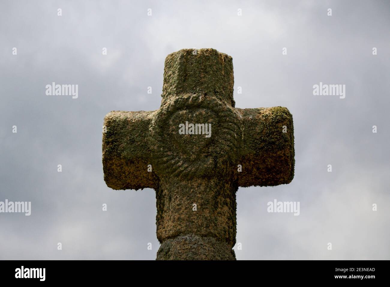 Ancient stone cross christ on hi-res stock photography and images - Alamy