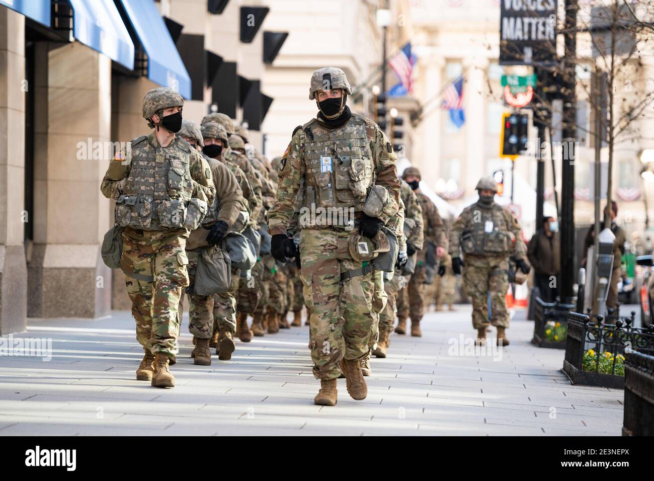 Washington Dc, Washington DC, USA. 19th Jan, 2021. National Guard ...