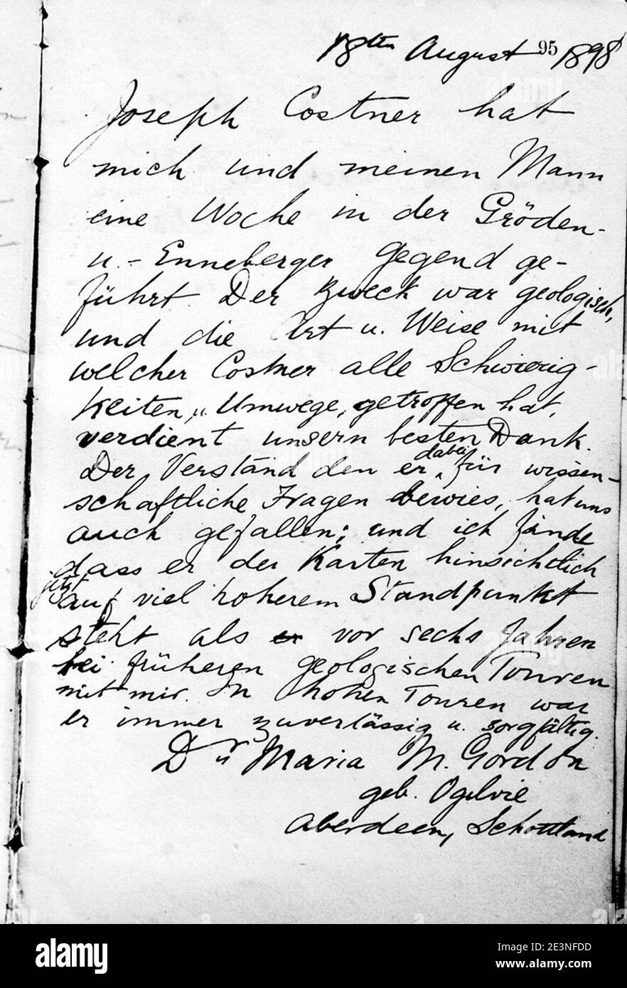 Matilda maria Black and White Stock Photos & Images - Alamy