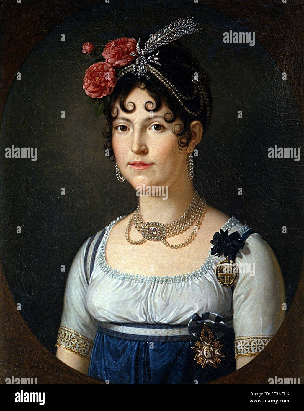 Maria Luisa of Spain, queen of Etruria and duchess of Lucca Stock Photo ...
