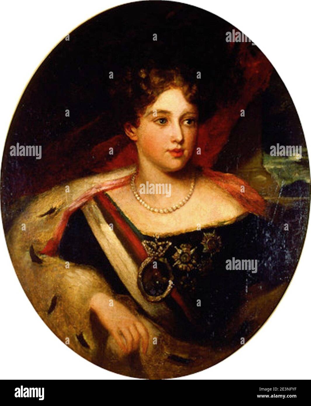 Maria II - Queen of Portugal Stock Photo - Alamy