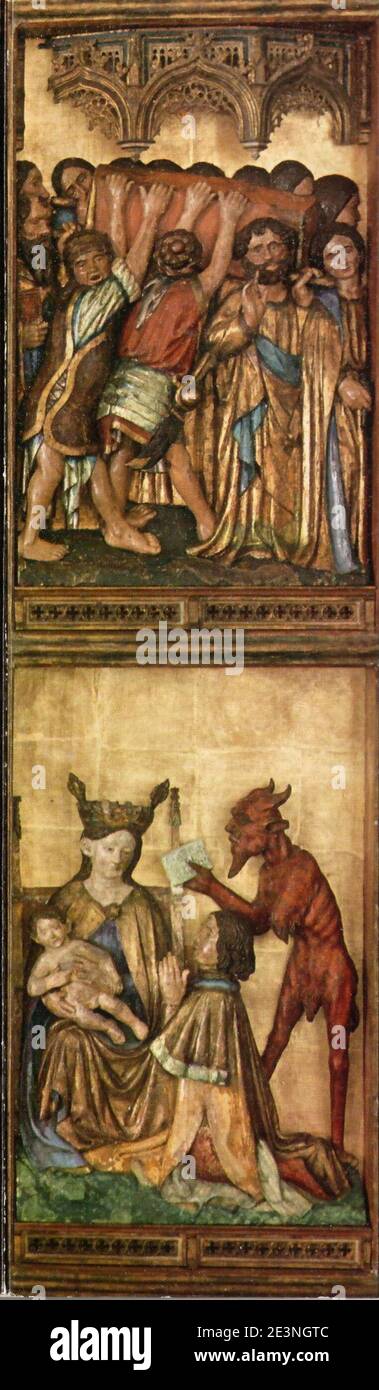 Maria Barbara-alttarissa 3. osa Stock Photo - Alamy