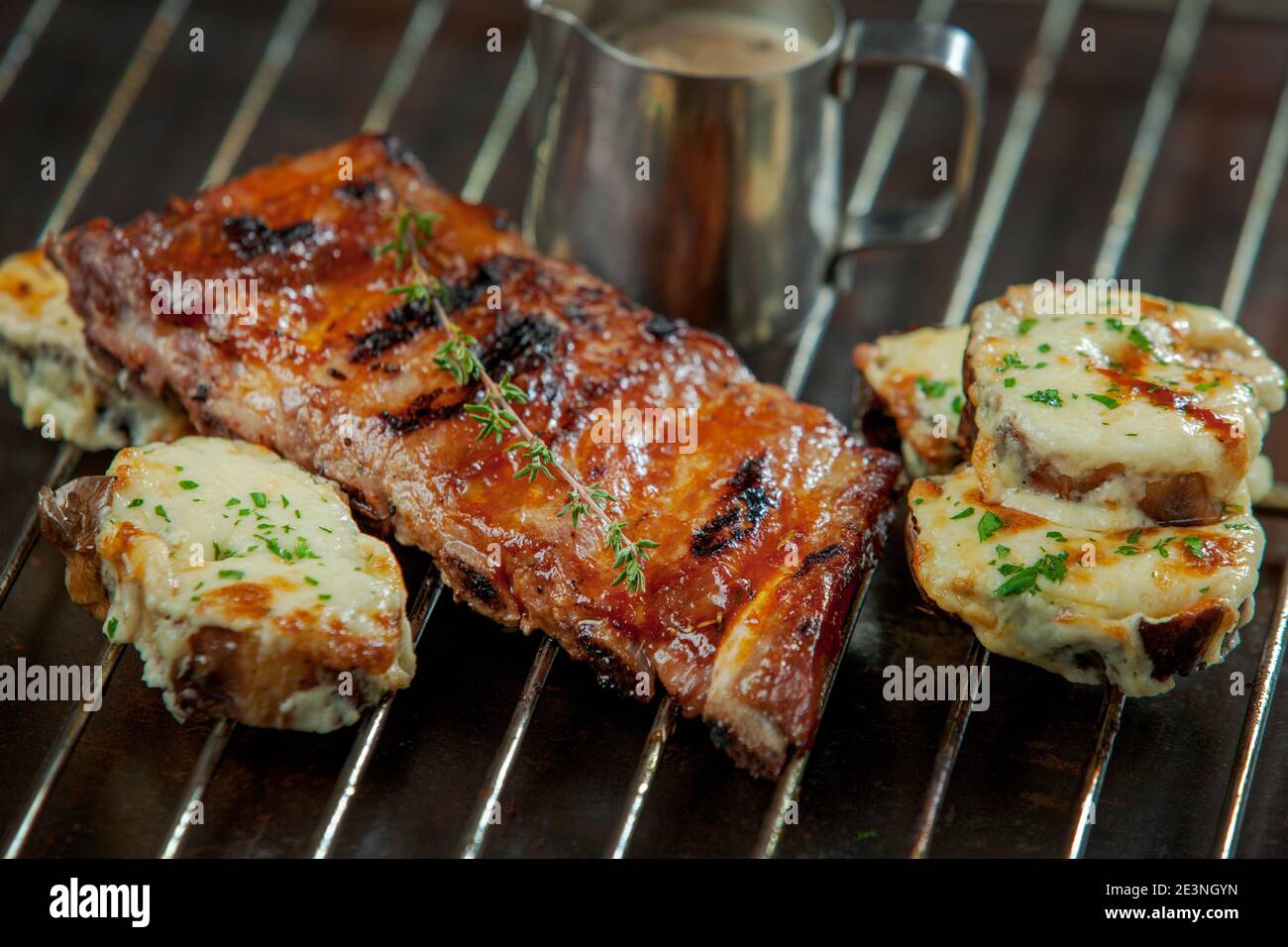 Charcoal grilled spareribs hi-res stock photography and images - Alamy