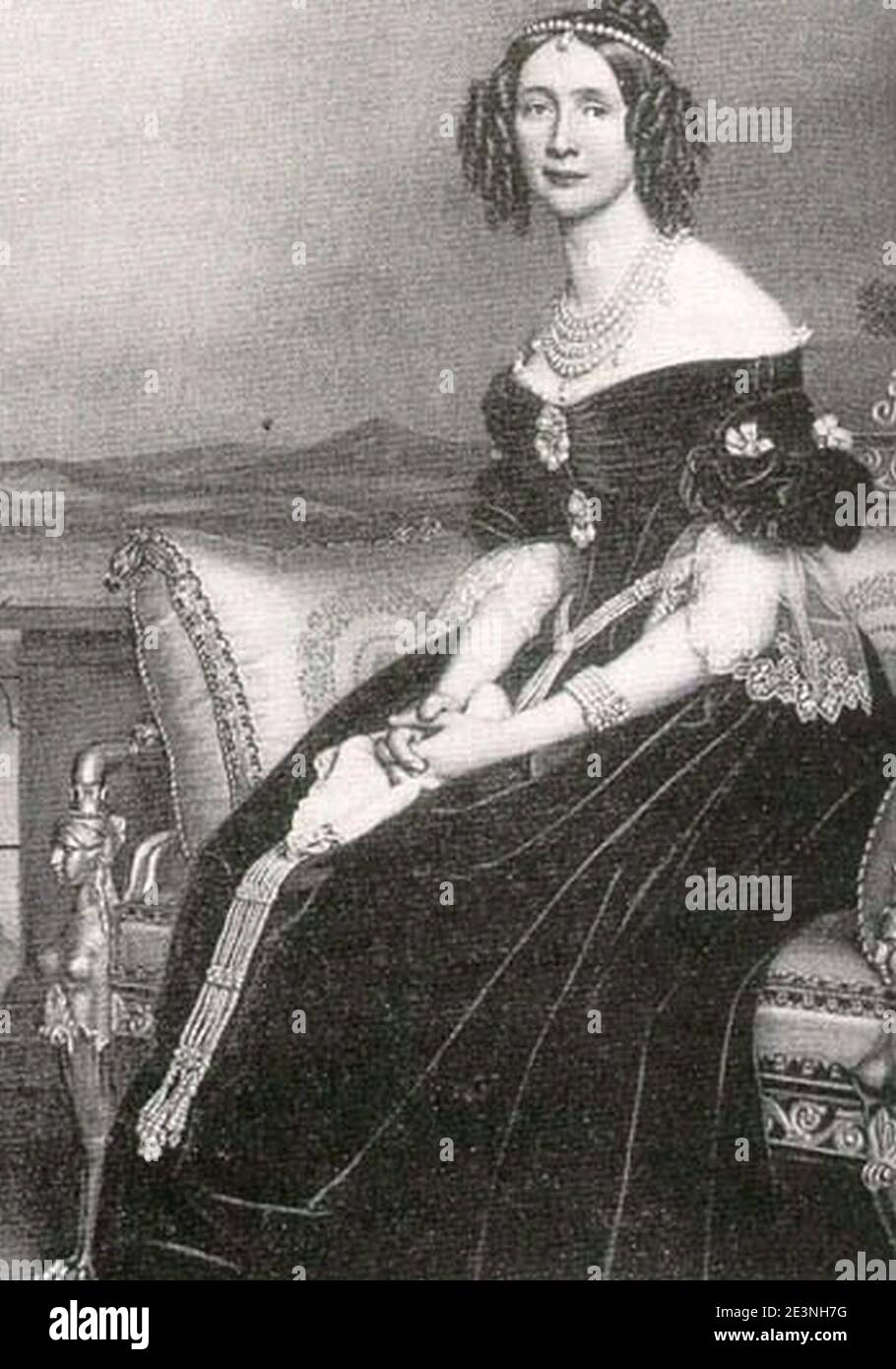 Maria anna queen of saxony Stock Photo - Alamy