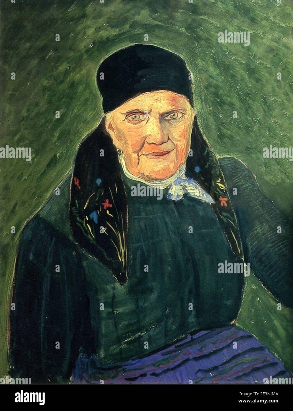 Marianne von Werefkin - Portrait of Rosalia Leiss Stock Photo - Alamy