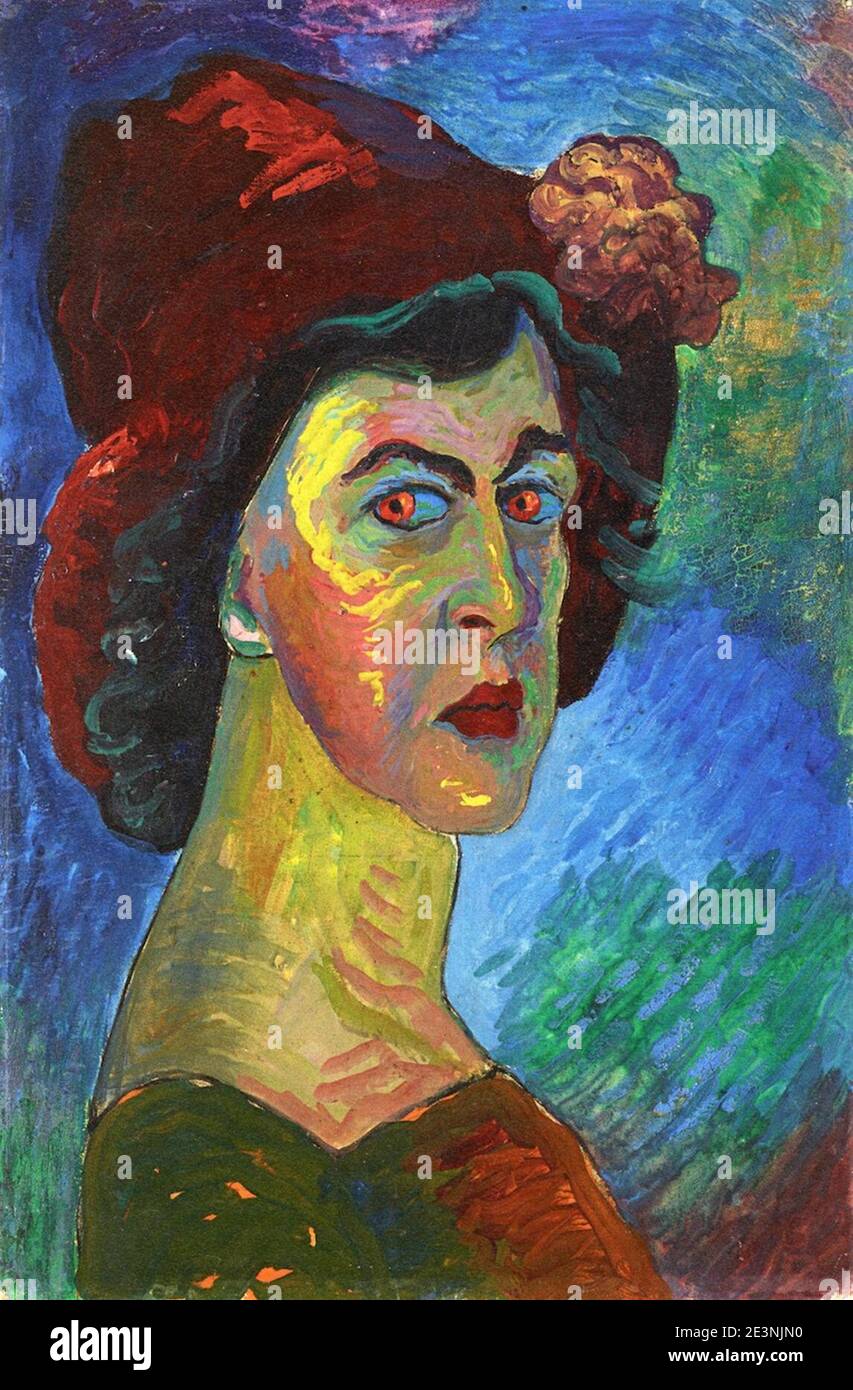 Marianne von Werefkin - Self-Portrait I Stock Photo - Alamy