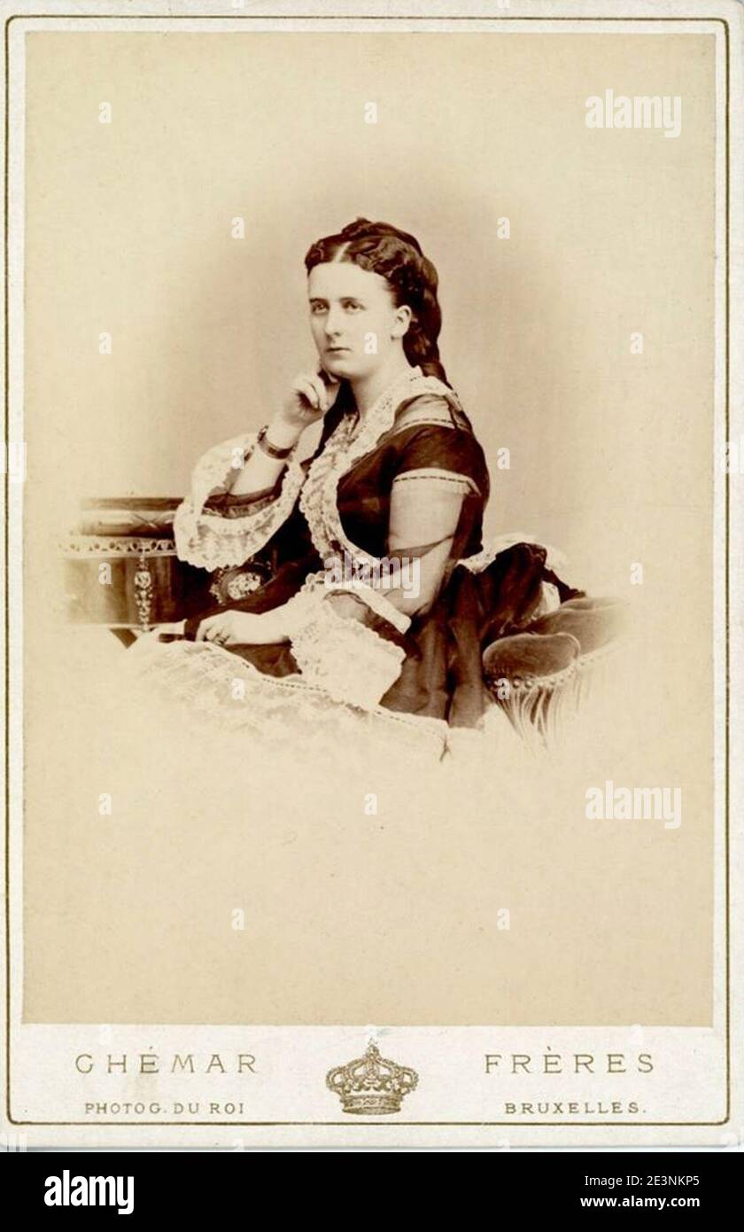 Maria, Countess of Flanders (1845-1912 Stock Photo - Alamy