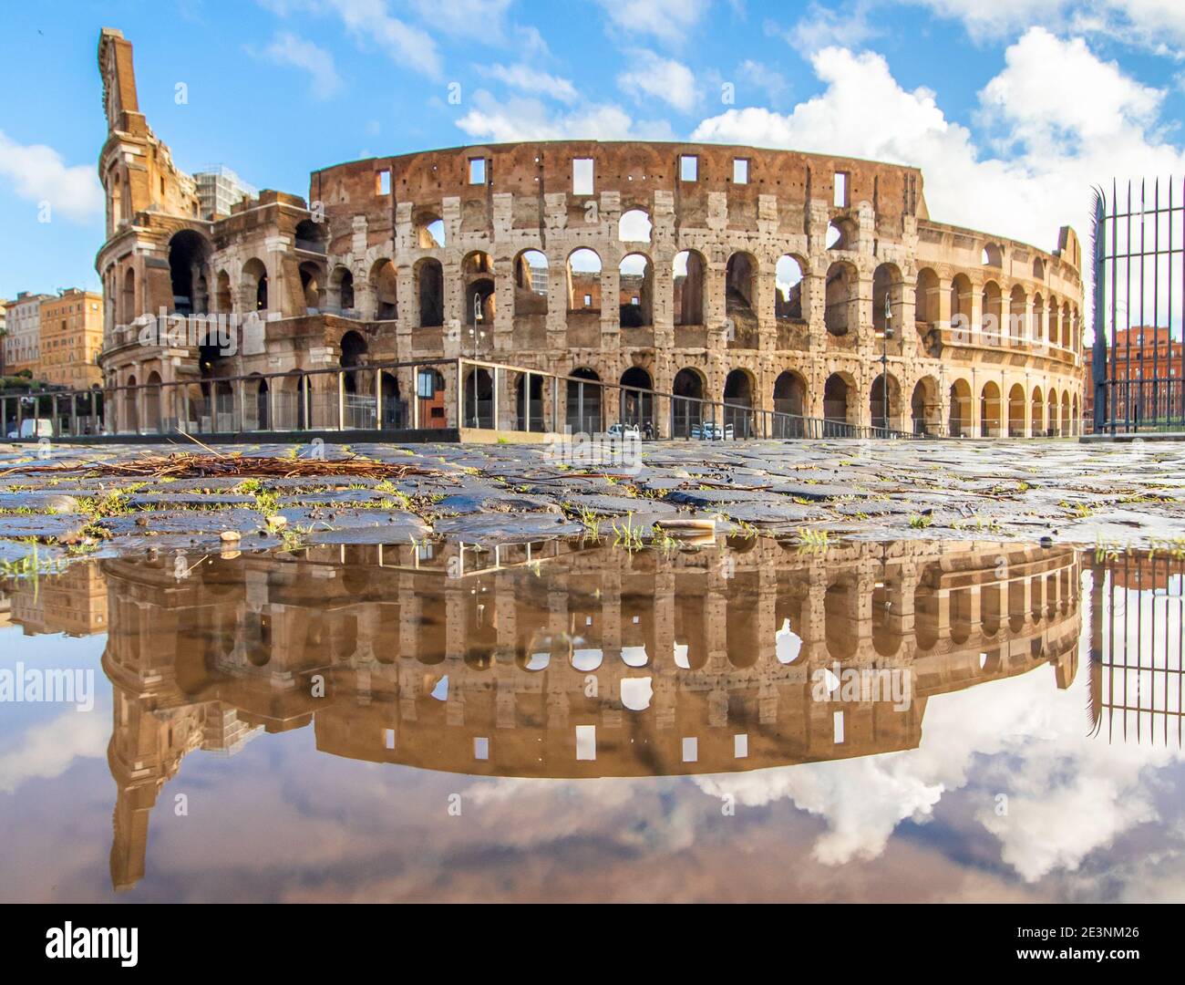 In Winter time, frequent rain showers create pools in which the ...