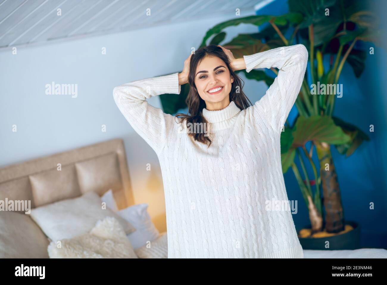Feeling relaxed at home hi-res stock photography and images - Alamy