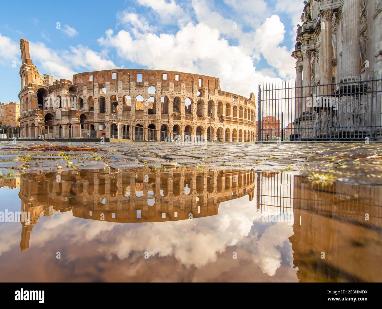 In Winter time, frequent rain showers create pools in which the ...
