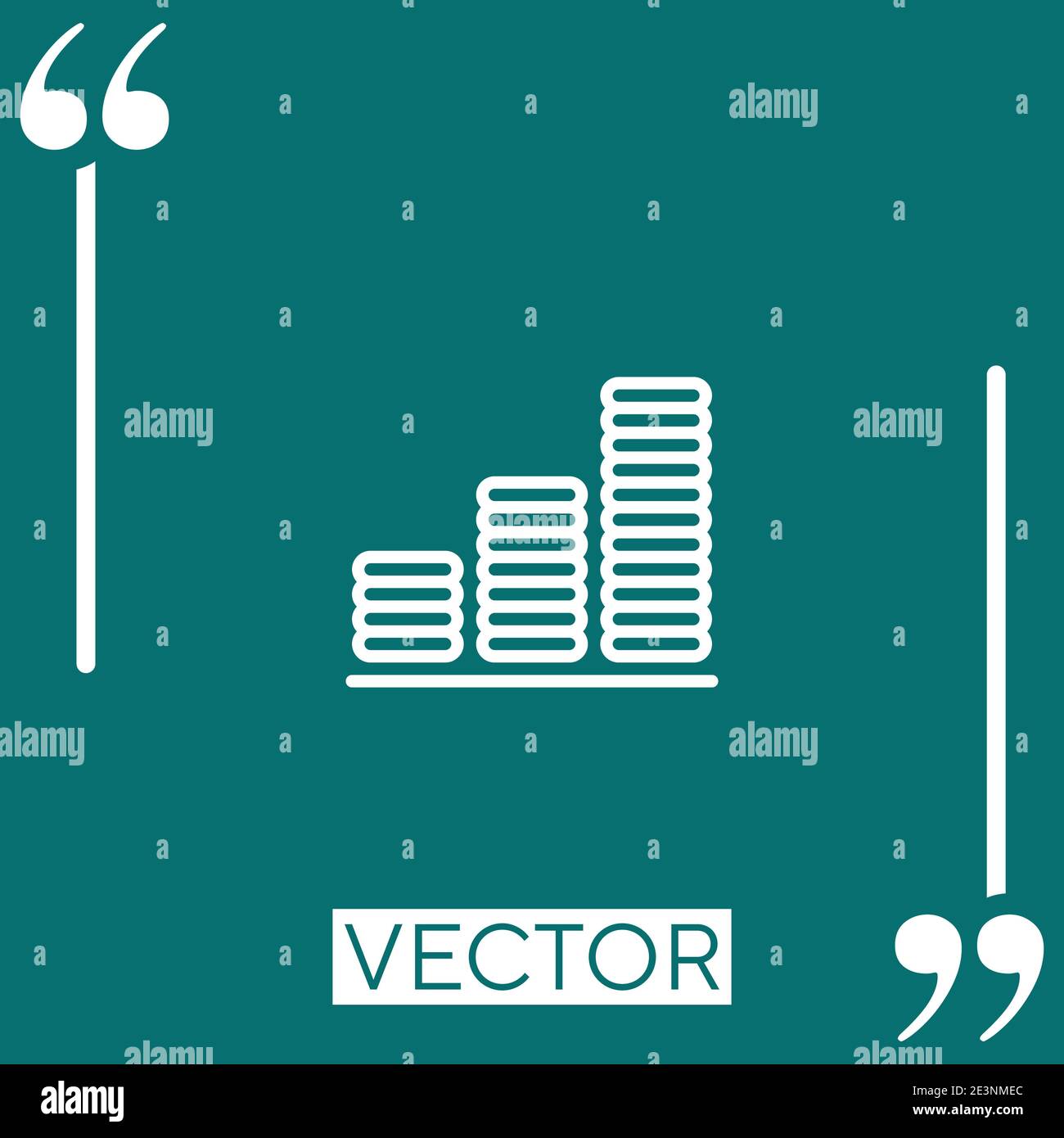 Pile heap coin euro Stock Vector Images - Alamy