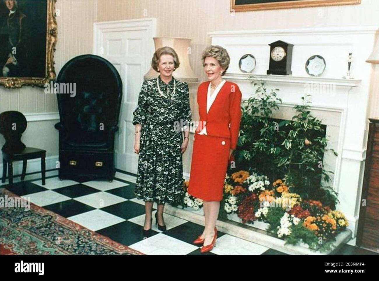 Nancy reagan margaret thatcher hi-res stock photography and images - Alamy